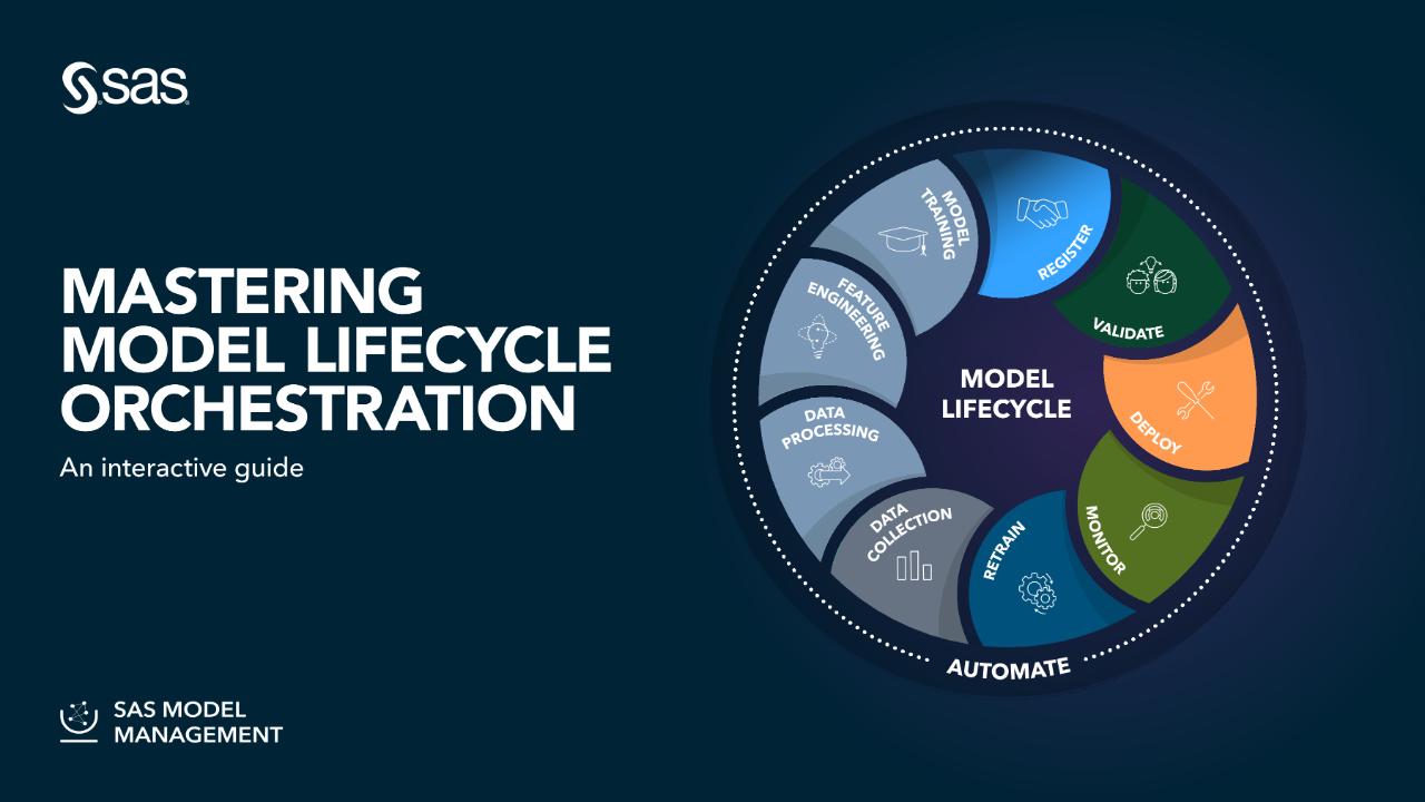Mastering Model Lifecycle Orchestration: An interactive guide | SAS